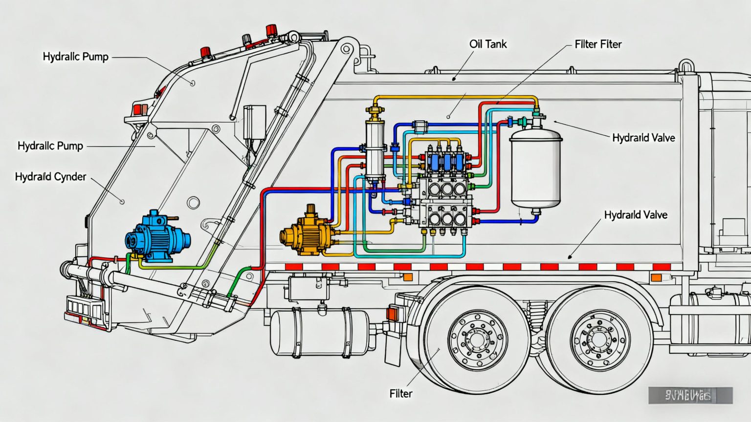 Garbage Truck Compactor Specifications Explained: Hydraulics, Steel ...